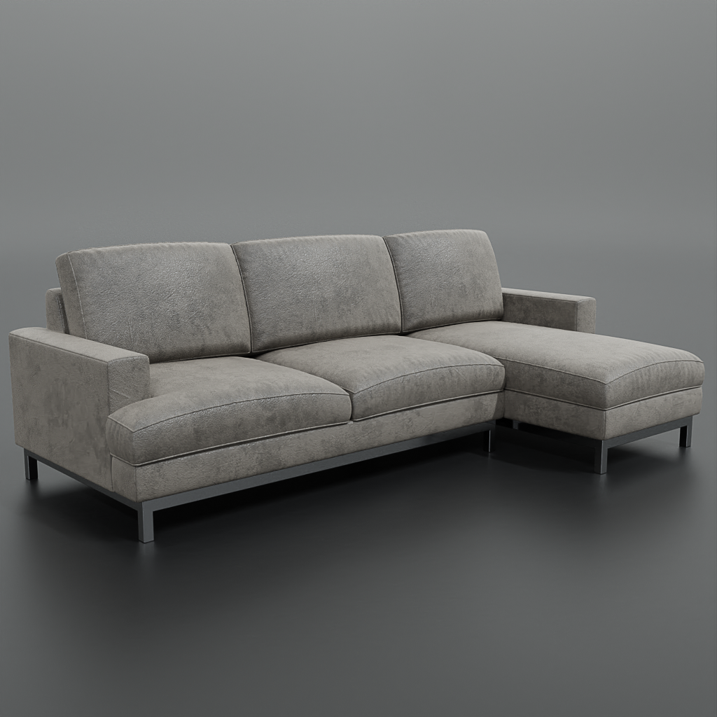 Sofa Horizon Leather Sectional | 3D Sofa models | BlenderKit