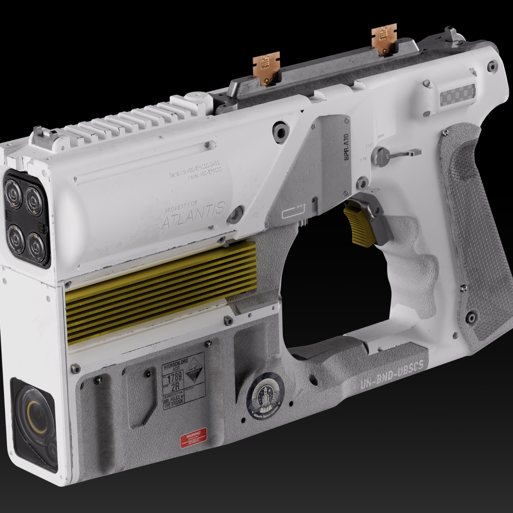 Sci-fi shotgun | FREE Sci-Fi Weapons models | BlenderKit