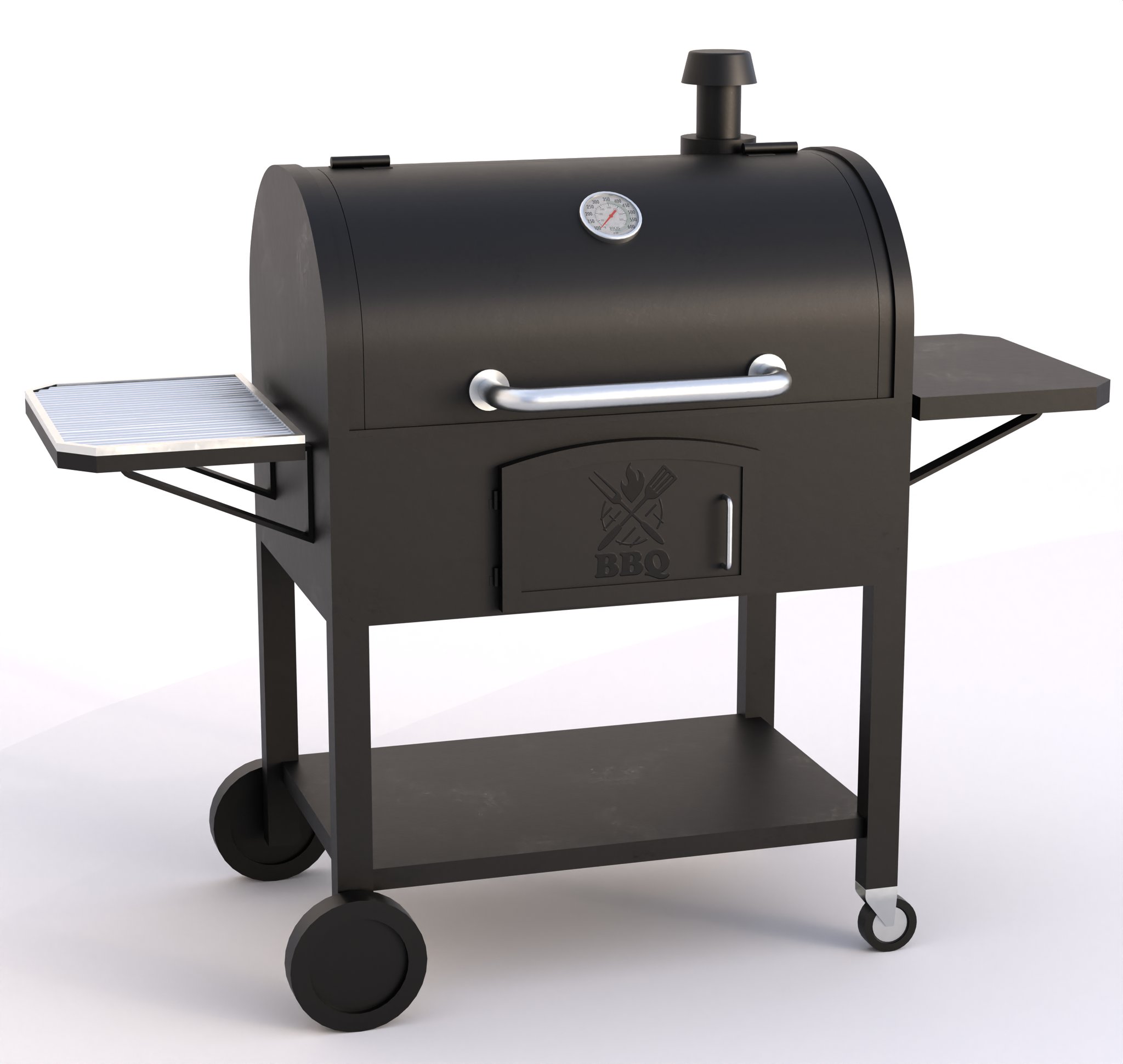 Charcoal Barbecue Grill | 3D Exterior element models | BlenderKit