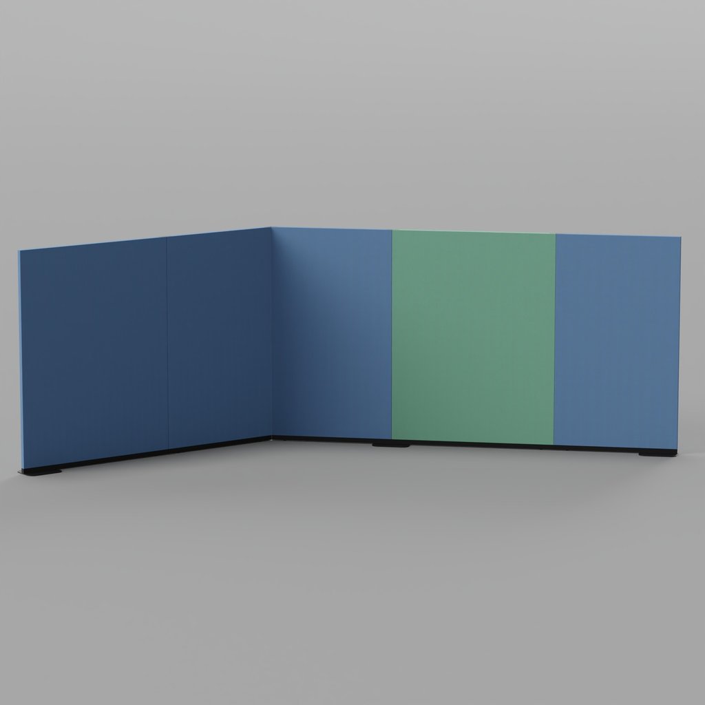 Arper Paravan | Office Furniture models | BlenderKit