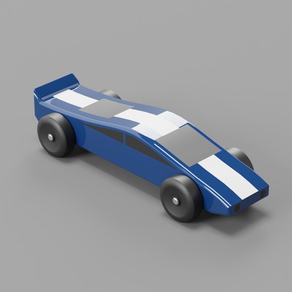 Pinewood Derby Car Toy | FREE Toys models | BlenderKit