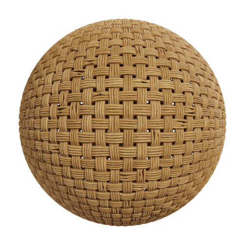 Woven Rattan Pattern | FREE wood materials | BlenderKit