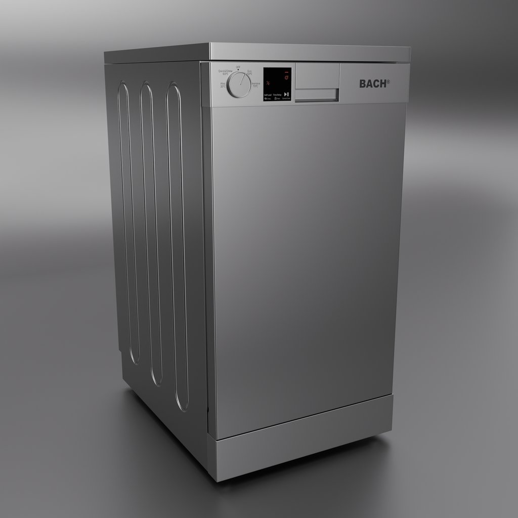 Dishwasher - 45cm width | Kitchen Appliances models | BlenderKit