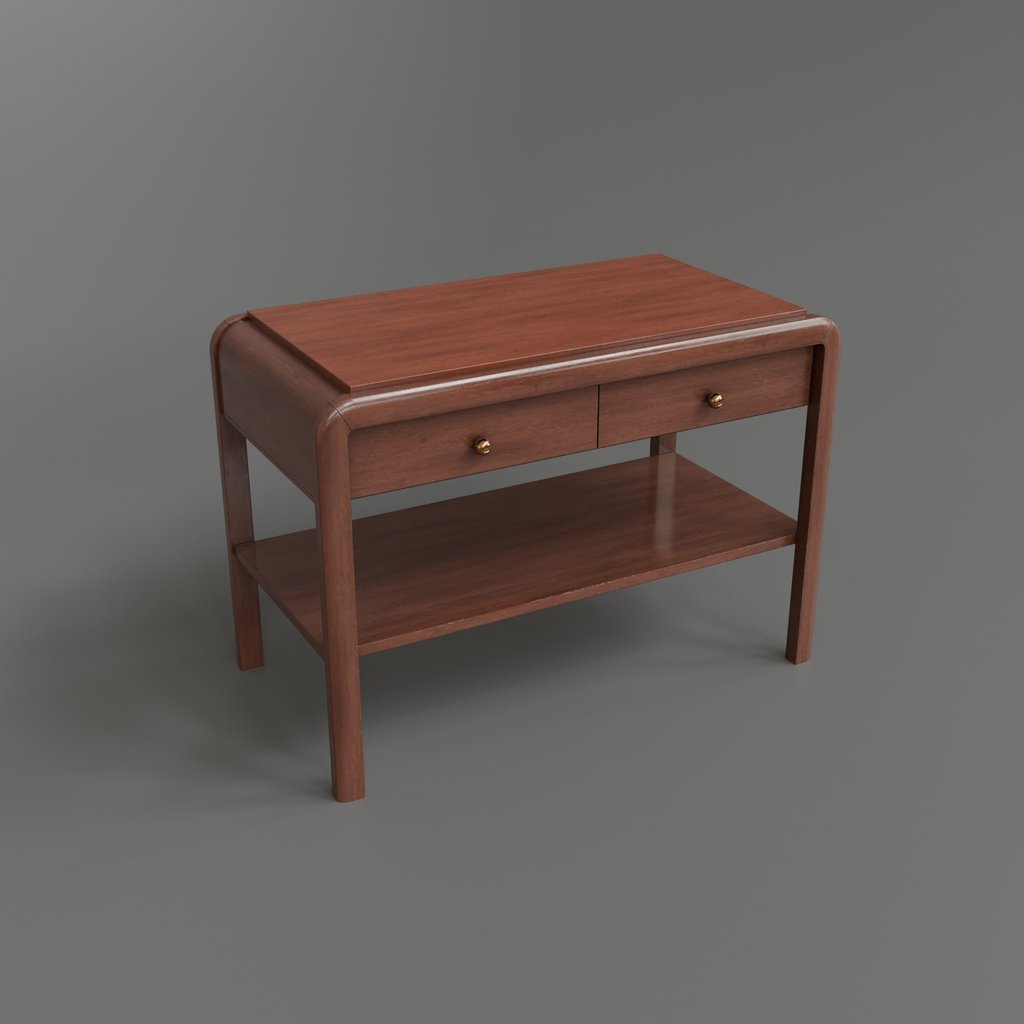 Small Vintage Table | FREE Tables models | BlenderKit