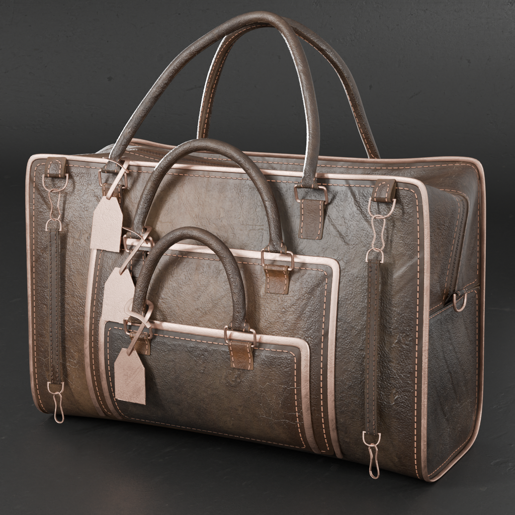 MK Briefcase&Bag 022 | Bags & Suitcases models | BlenderKit