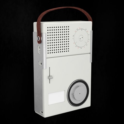 Pocket Radio Rams Braun | Audio Devices models | BlenderKit