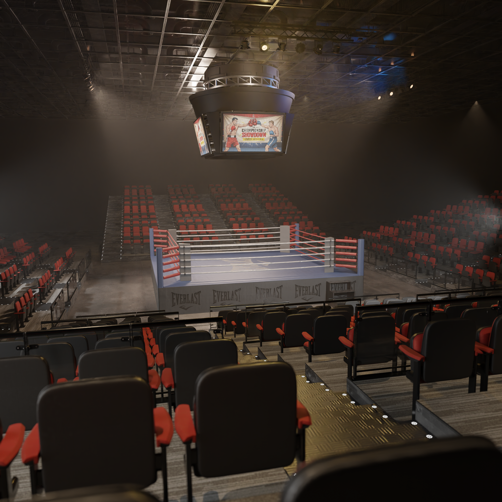 Boxing ring | Interior scenes | BlenderKit