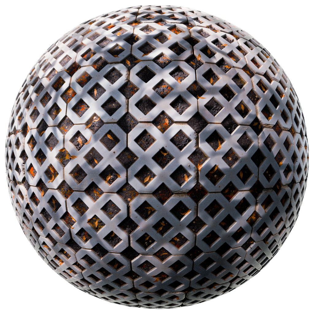 Crosshatch Park Tiles | FREE paving materials | BlenderKit