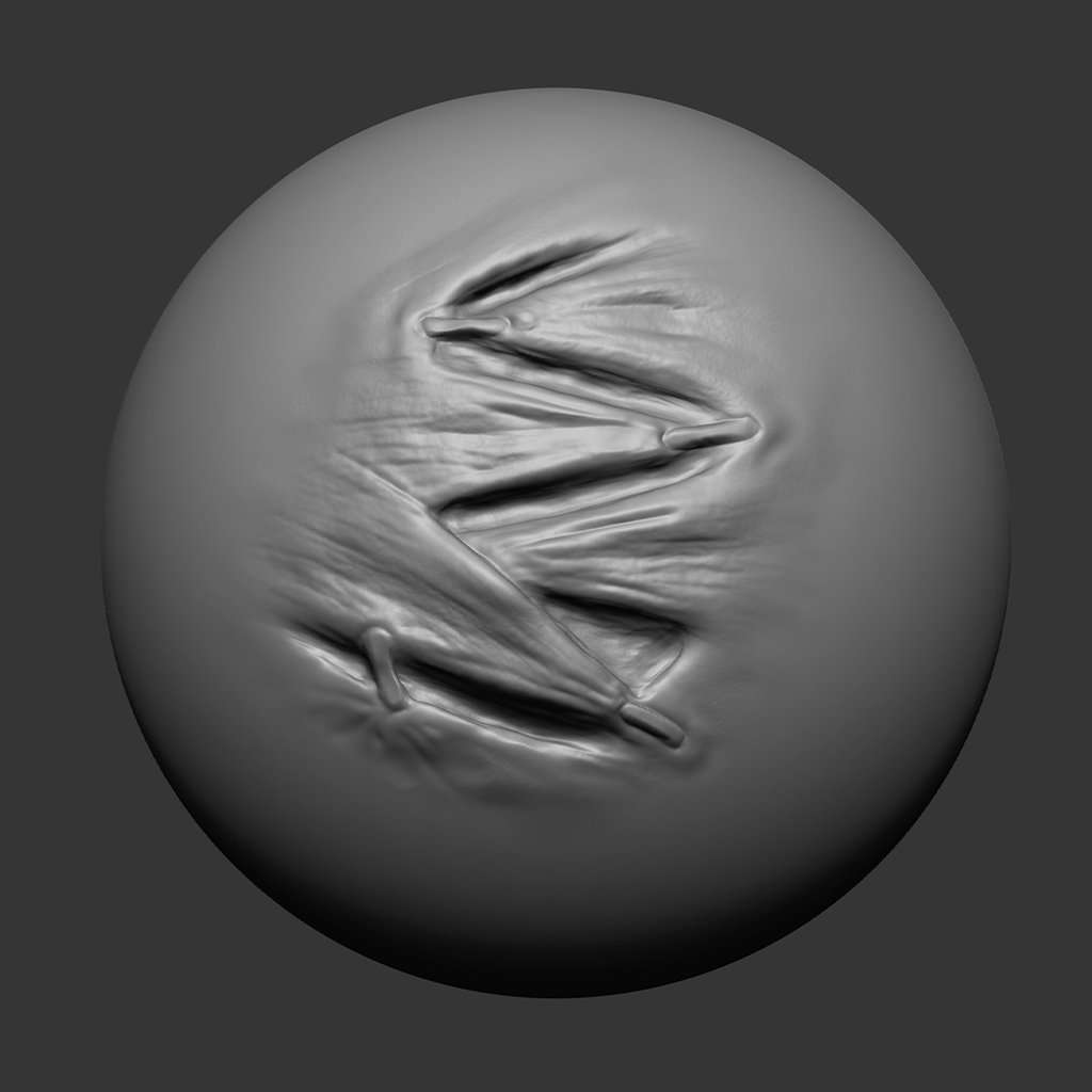 NS Zombie pulled flesh stitches | misc brushes | BlenderKit