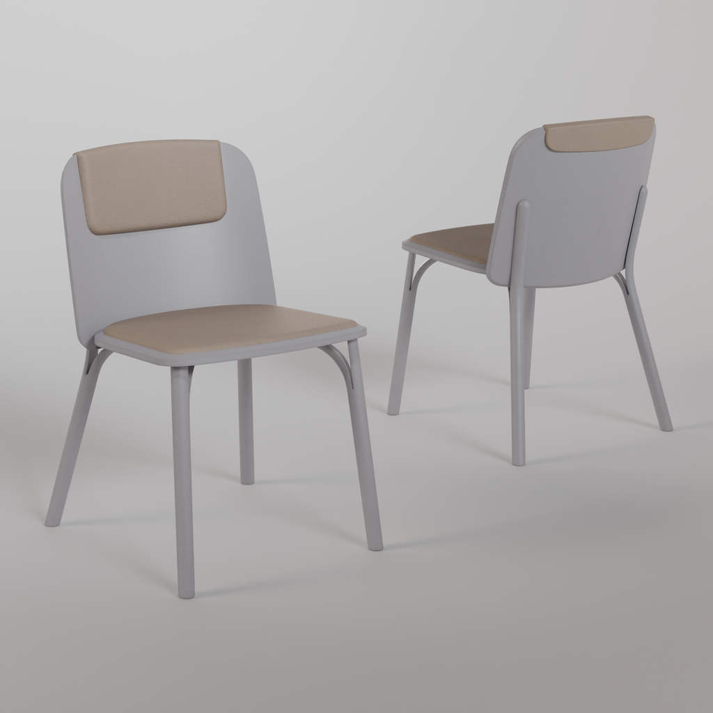 Split Chair C150 | Sitting Chairs models | BlenderKit