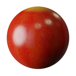 Procedural Red Apple | FREE food materials | BlenderKit