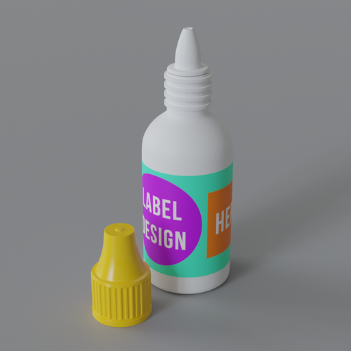 Pill Bottle | FREE 3D Pharmacy models | BlenderKit