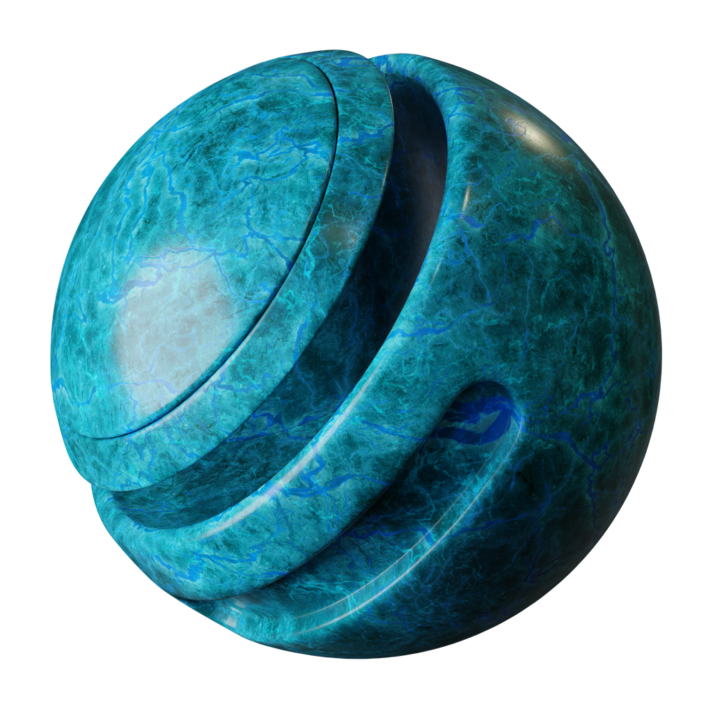 Blue marble | FREE marble materials | BlenderKit