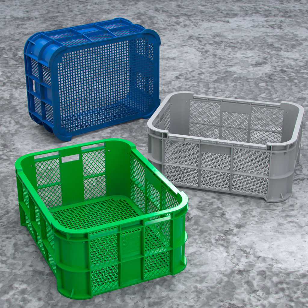 Plastic basket | Containers models | BlenderKit