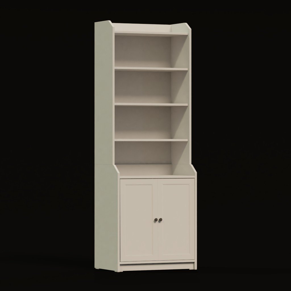 Hauga Cabinet 2 | Cabinets models | BlenderKit