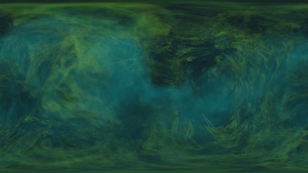 Nebula green | FREE Nature HDRis | Blendkit