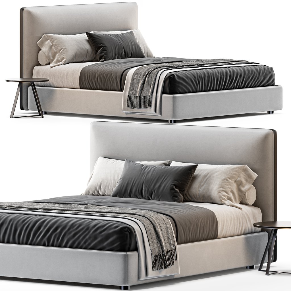 Molteni & C Ribbon Bed | Beds models | BlenderKit