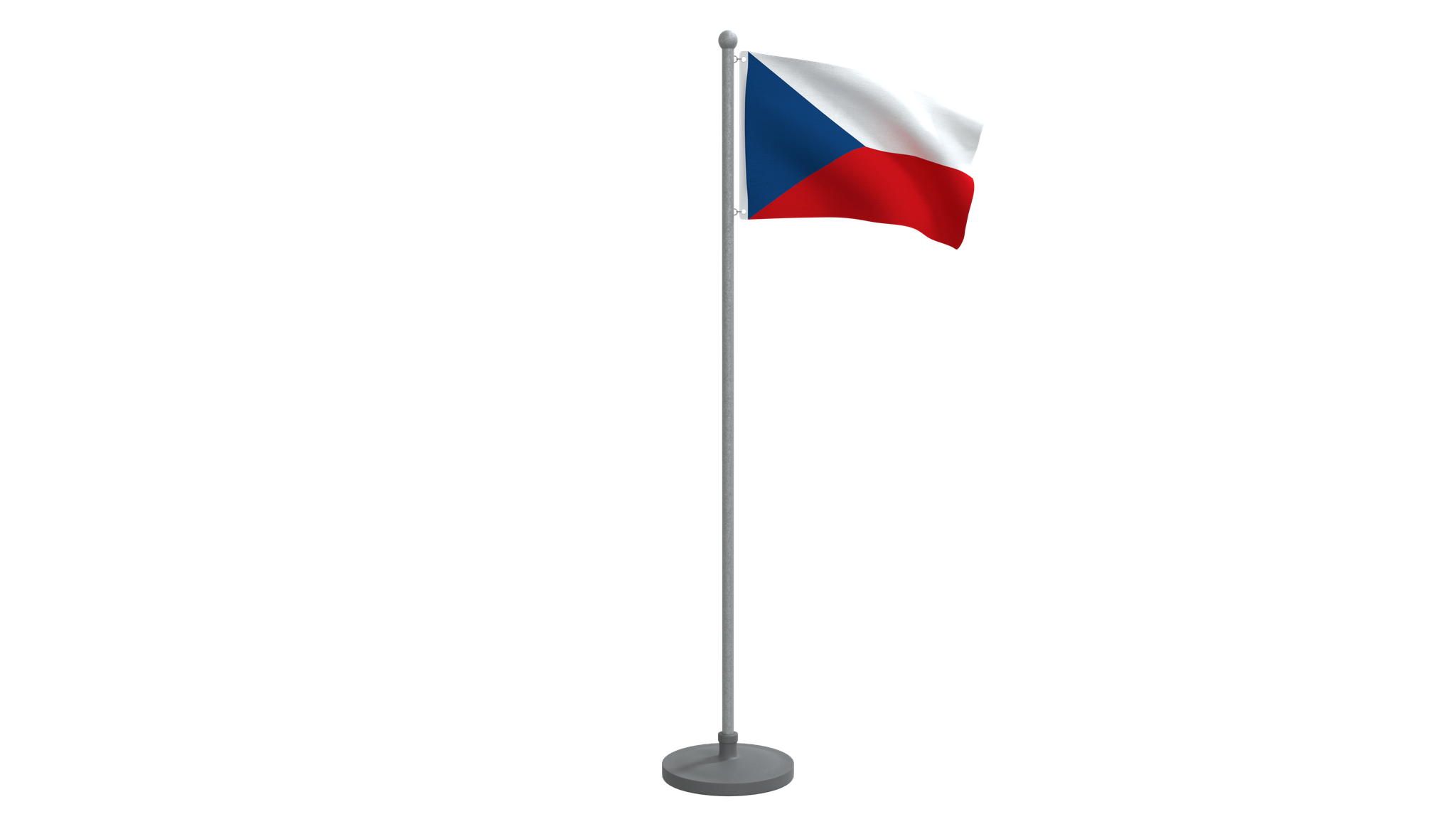 Animated Flag of Czech Republic | Exterior Elements models | BlenderKit