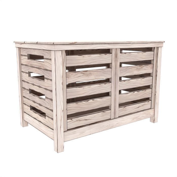 Anime Wooden Cage | Architecture models | BlenderKit