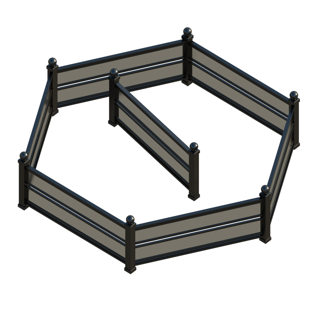 Fence Geometry Nodes.002 | FREE Fences models | BlenderKit