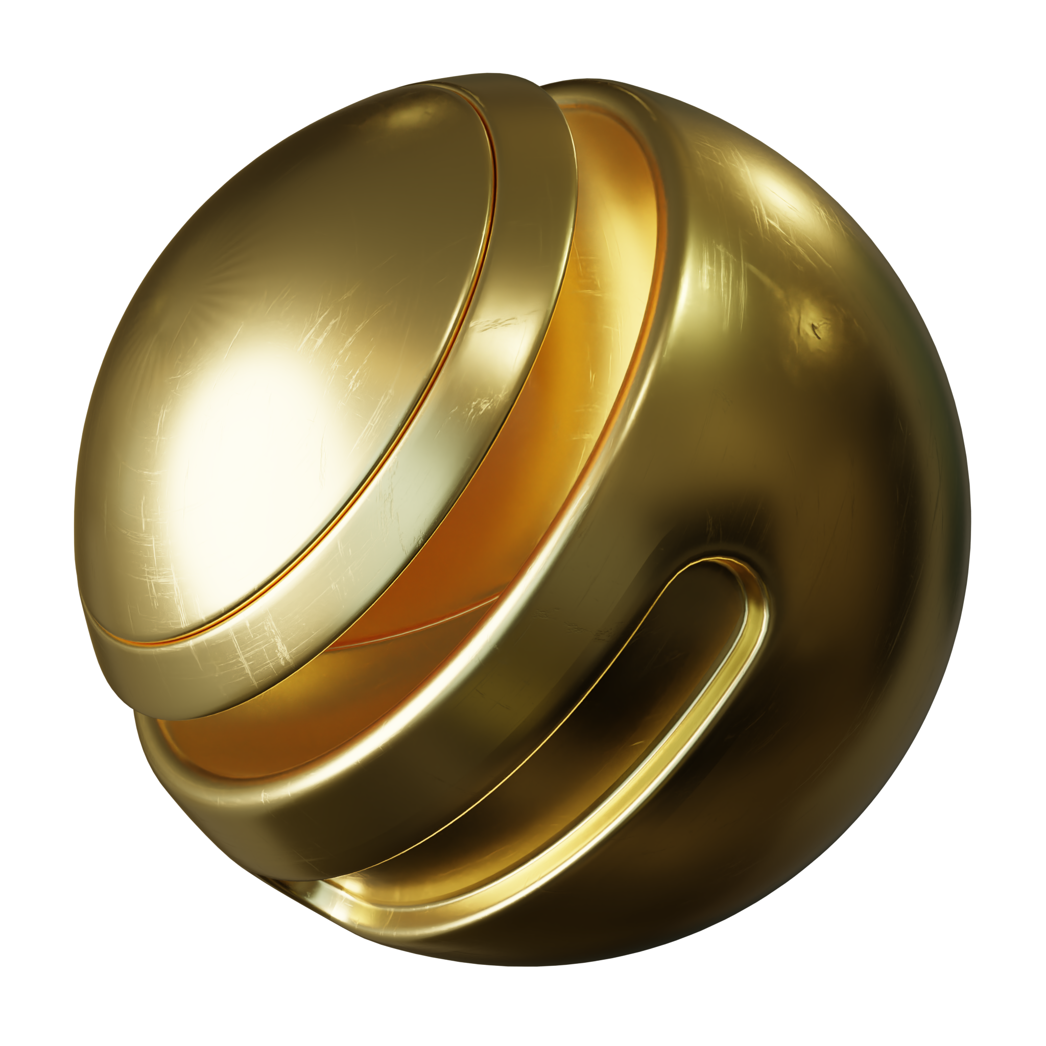 18K Scratched Gold Realistic | FREE metal materials | BlenderKit