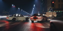 Drifting night | Urban scenes | BlenderKit