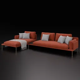 Sofa Noah Sectional | Sofas models | BlenderKit