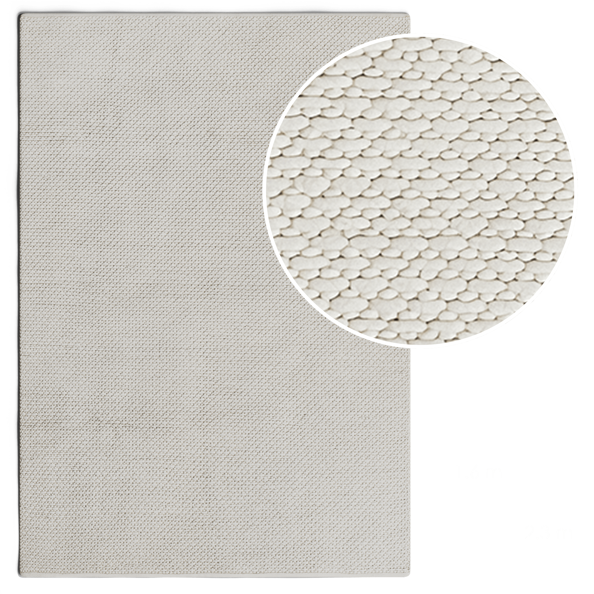 White Cotton Rug | Carpets models | BlenderKit