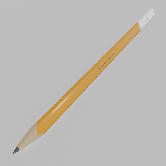 Graphite Pencil | FREE Miscellaneous models | BlenderKit