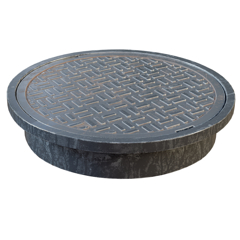 Manhole Cover | Urban Environment models | BlenderKit