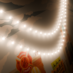 Globe String Lights | FREE Modifiers models | BlenderKit