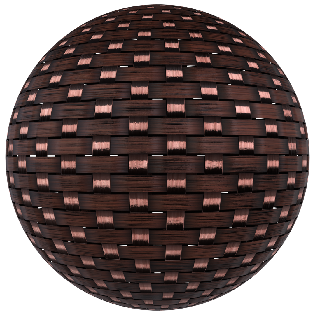 Stylized Rattan Material | FREE wood materials | BlenderKit
