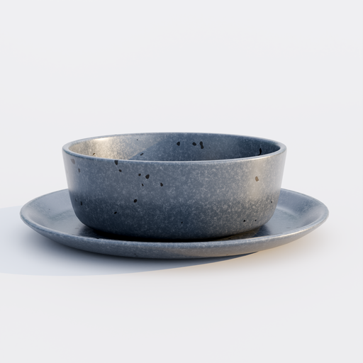 Bowl and plate | Tableware Sets models | BlenderKit