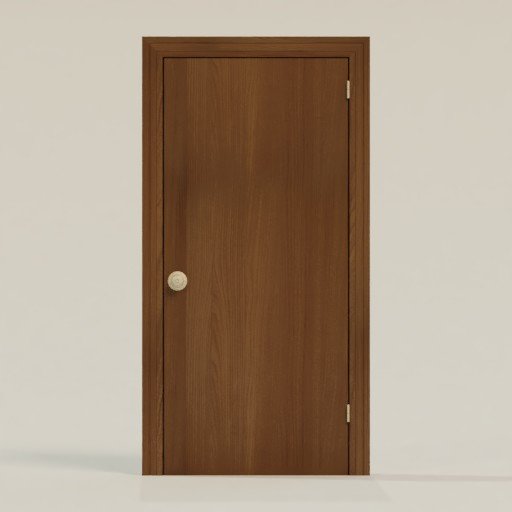 Simple Door | 3D Door models | BlenderKit