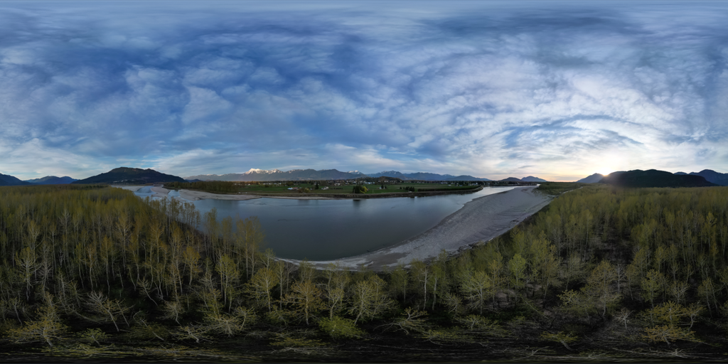 Aerial Landsacpe Sunset | FREE Landscapes HDRis | BlenderKit