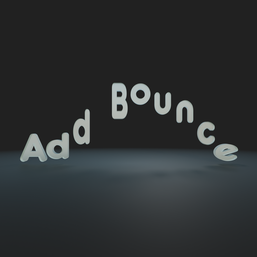 Procedural Bounce Motion for Any Object | Motion Design models | BlenderKit