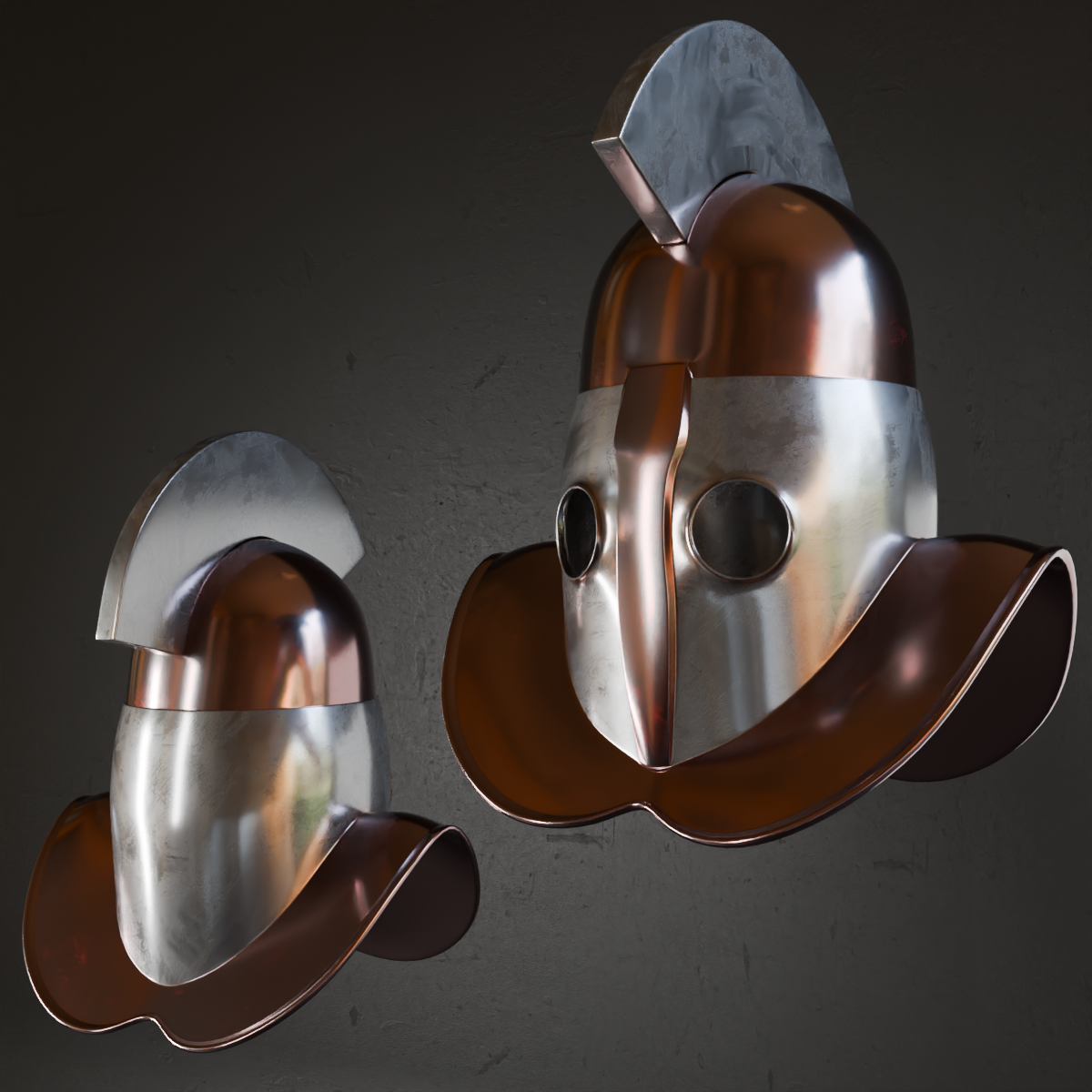 Mk-helmet ancient 18 | Historical Weapons models | BlenderKit