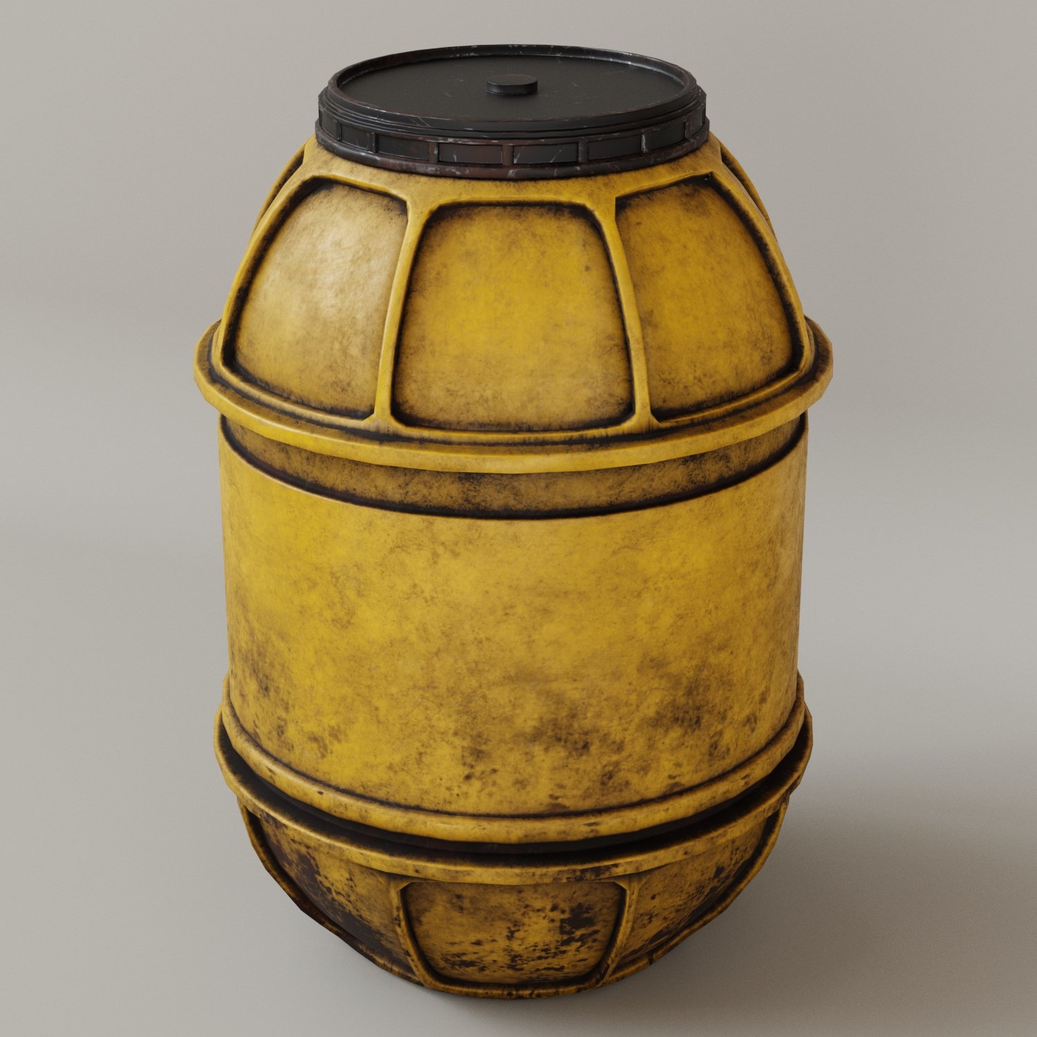Sci-fi Barrel | Containers models | BlenderKit