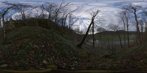 Flower Hillside | FREE Abstract HDRis | BlenderKit