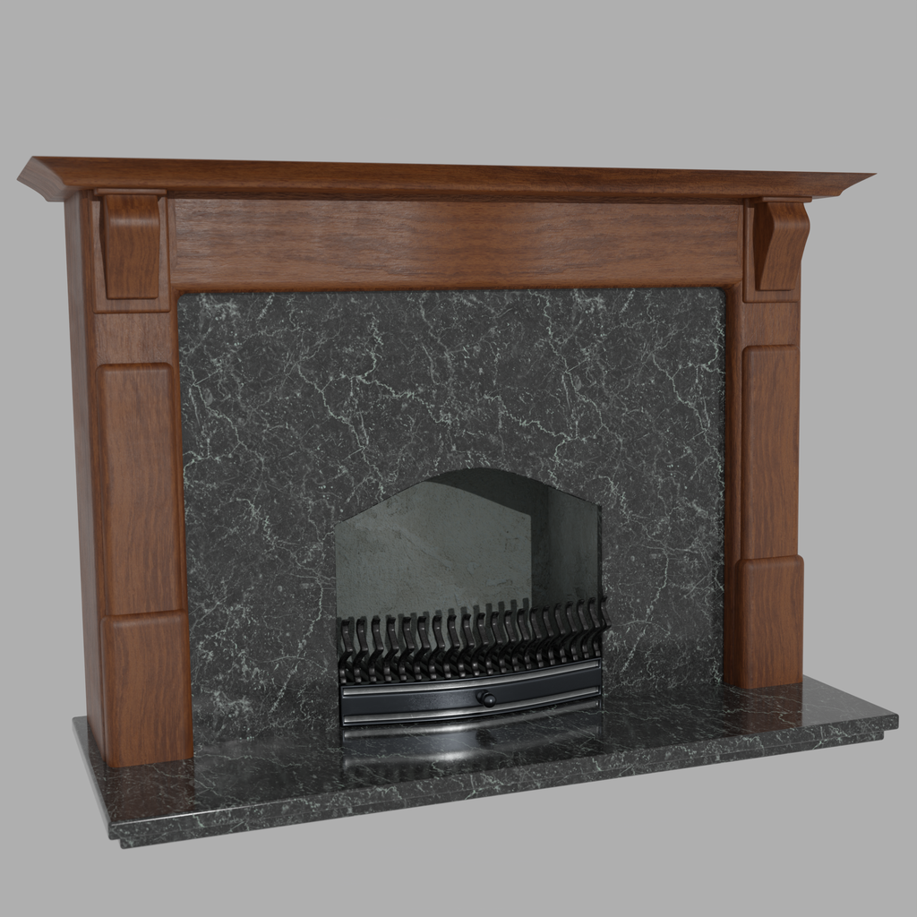 Fireplace | Fireplaces models | BlenderKit