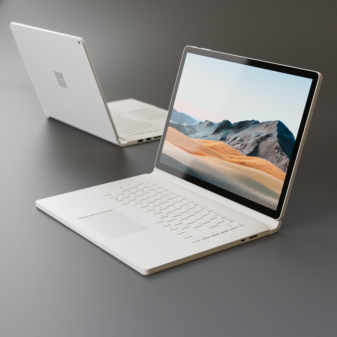 Surface Book 3 | Laptops models | BlenderKit