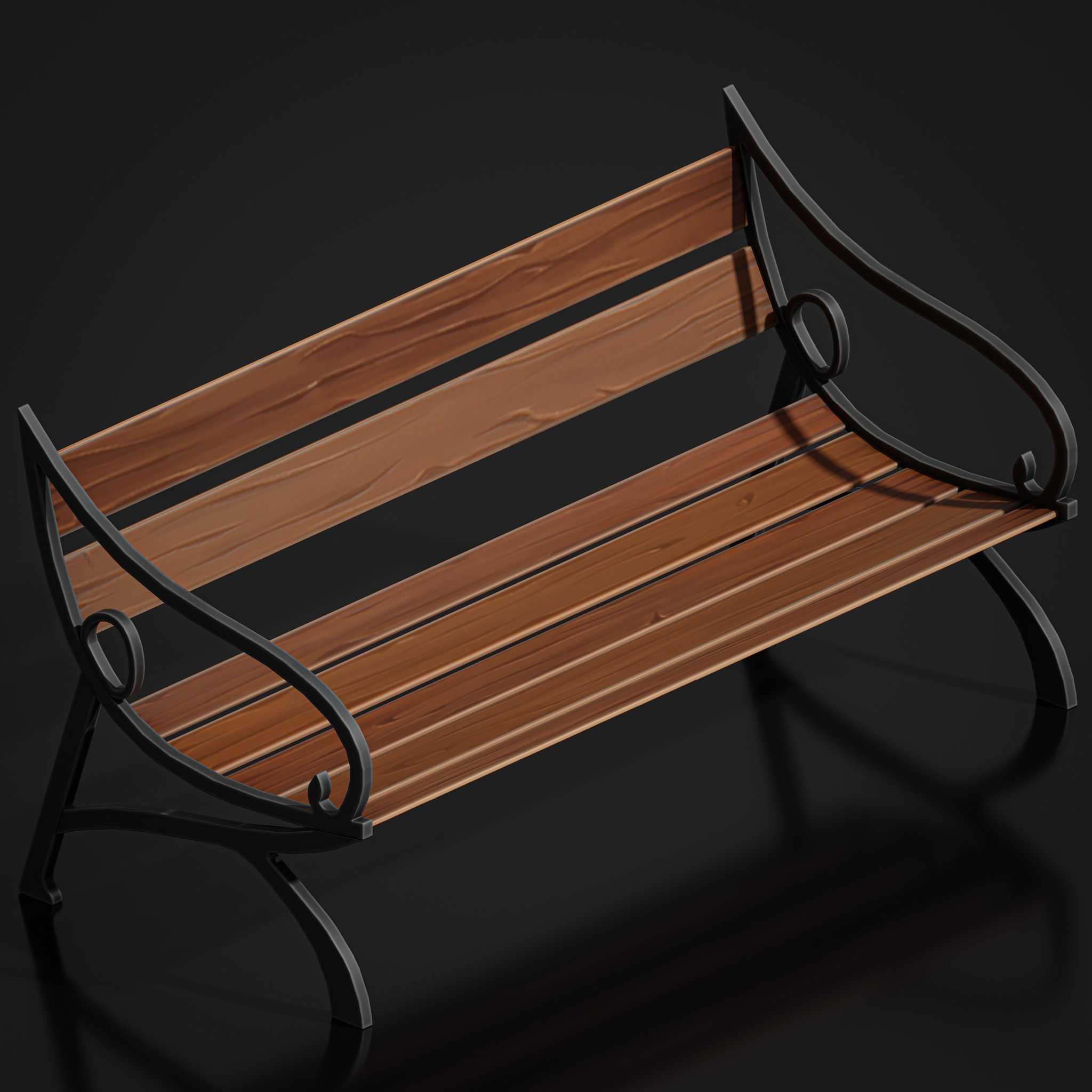 Bench | Benches models | BlenderKit