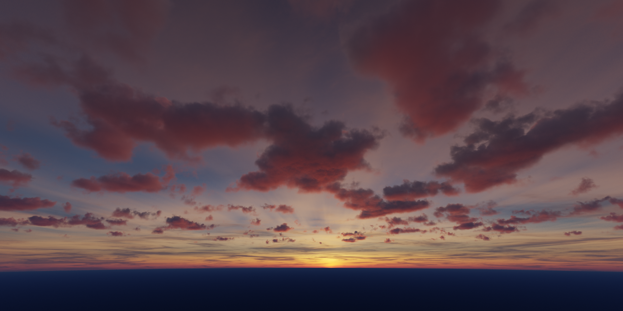 Cloudy Twilight Sky | FREE Nature HDRis | BlenderKit