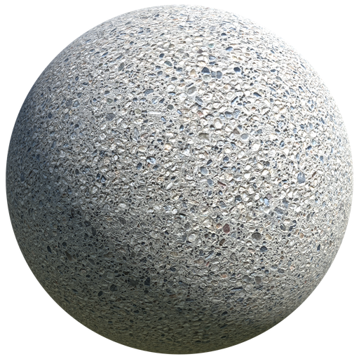 PBR Large Aggregate Concrete | FREE concrete materials | BlenderKit
