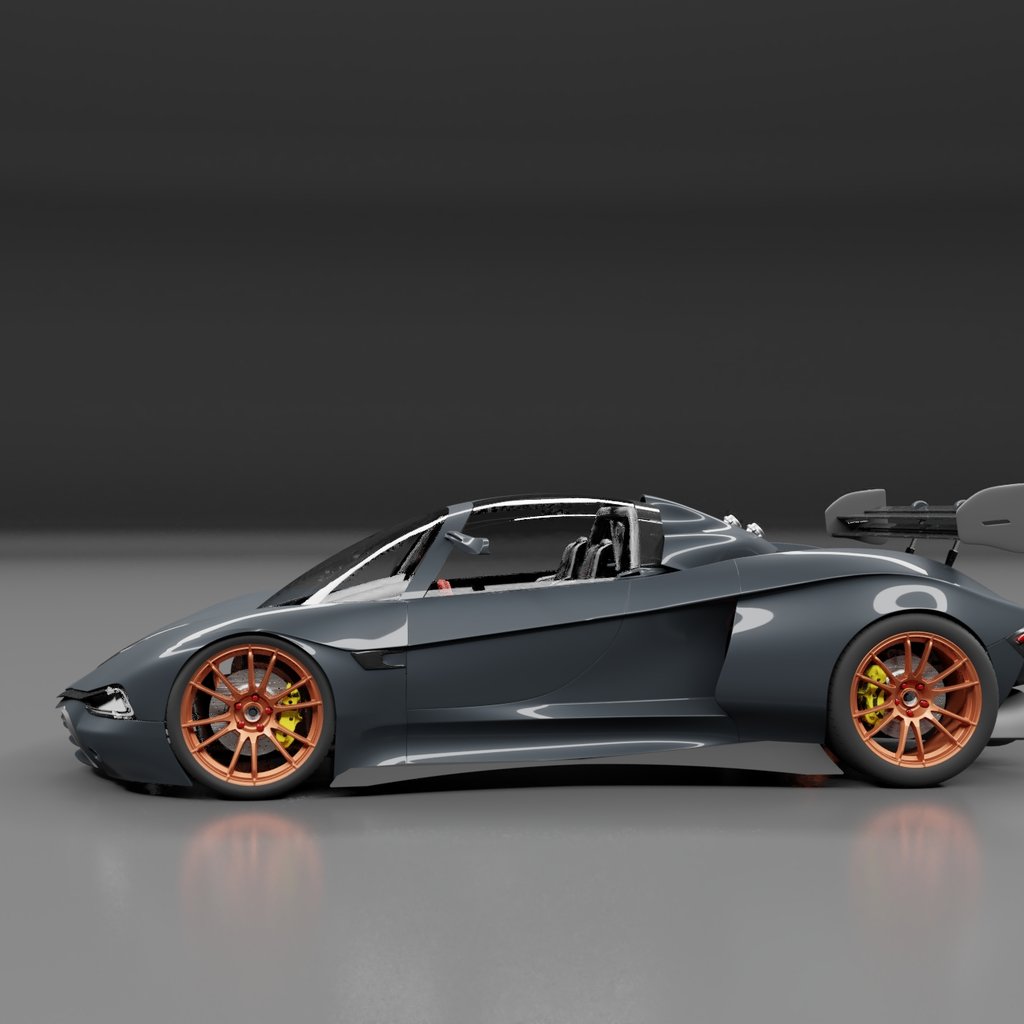 Muscle car | FREE Concept Cars models | BlenderKit