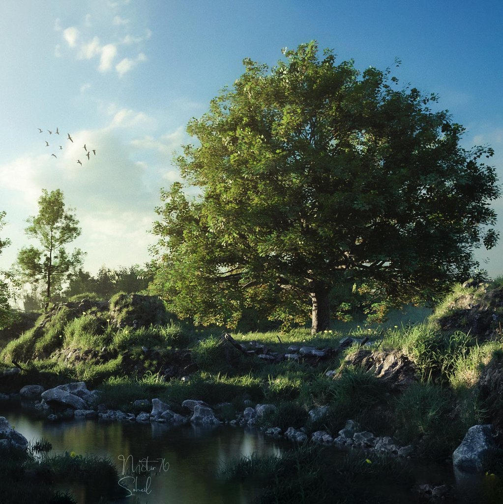Riverwood | Nature scenes | BlenderKit