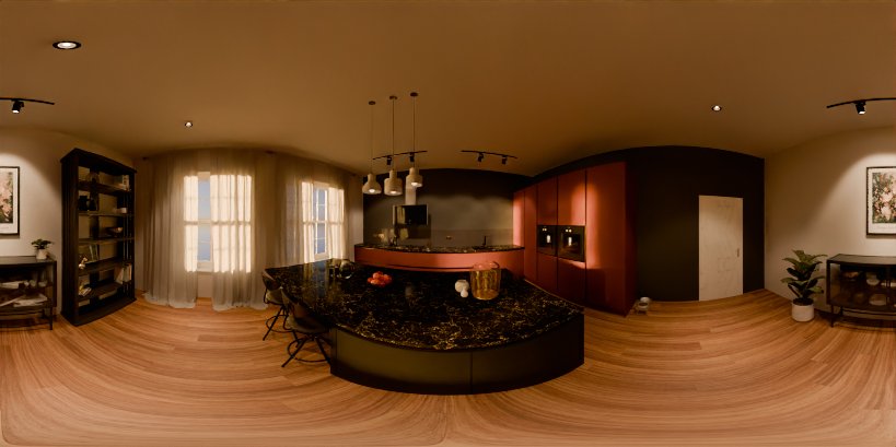 Kitchen Morning | Interiors HDRis | BlenderKit