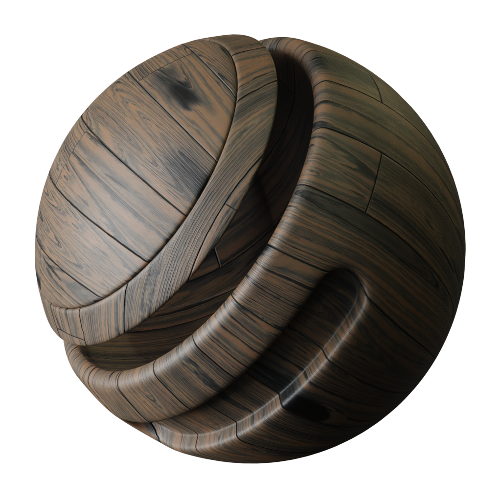 Pine Wood Planks Dark | FREE wood materials | BlenderKit
