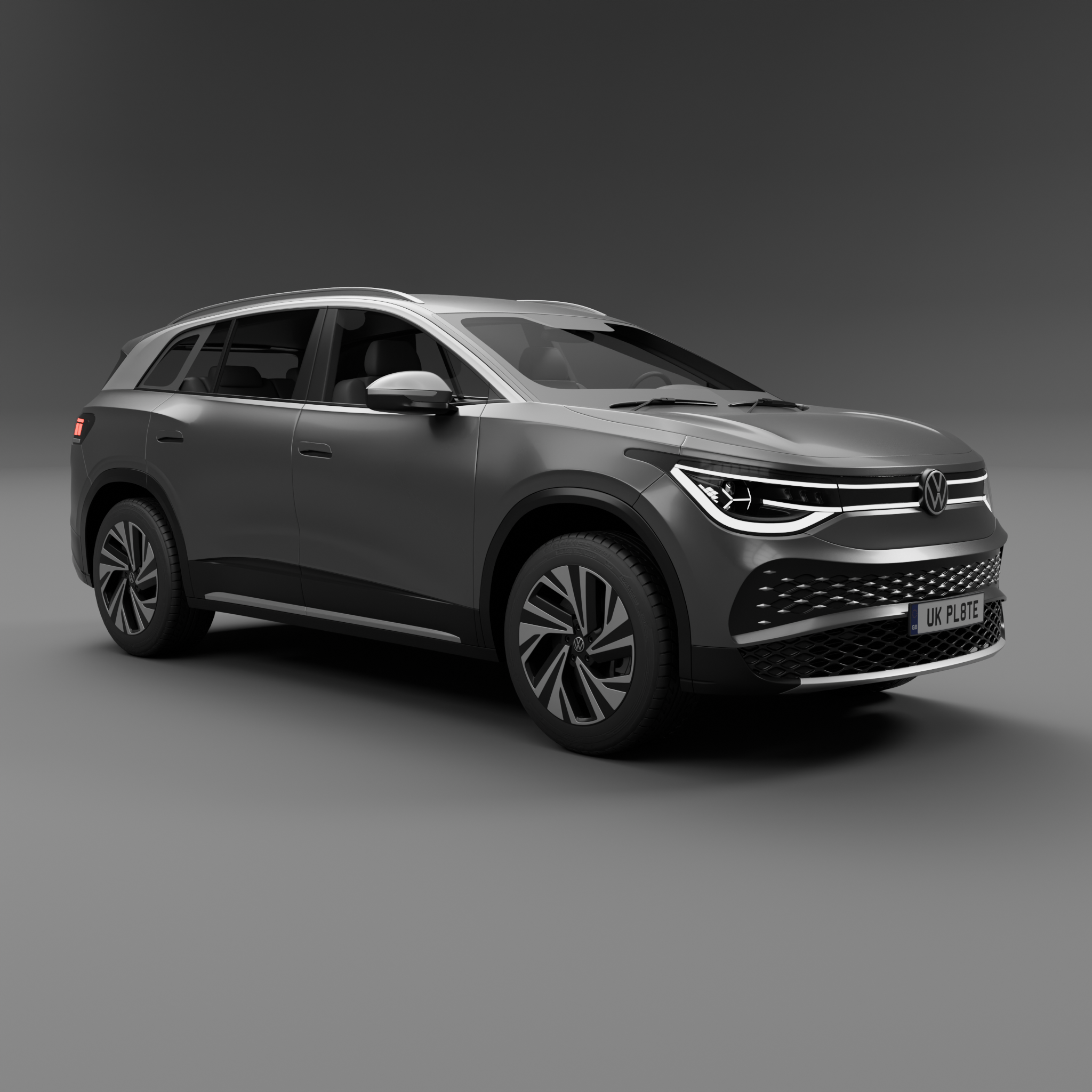 Volkswagen ID6 X | Modern Cars models | BlenderKit