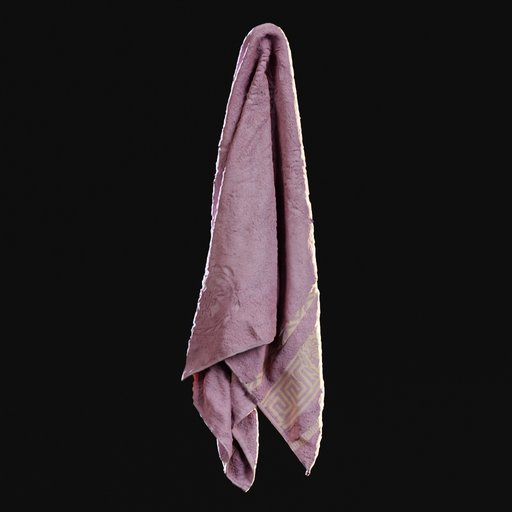 Bath towel | Textile models | BlenderKit